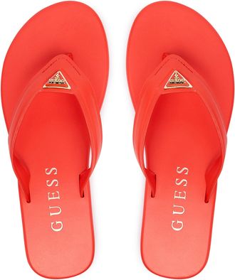 Guess Zehentrenner Guess FLJCNY ELE24 Rot