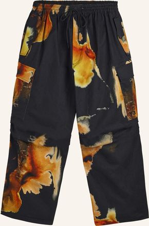 Yohji Yamamoto Y-3 Aop Ut Twill Cargohose schwarz