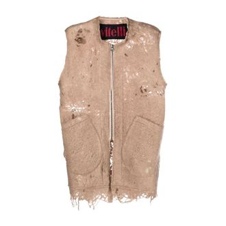 Vitelli Vests - - Jackets - Damen - Braun - M