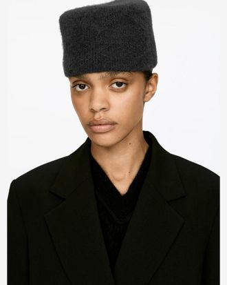 Arket Hut Aus Wolle Und Alpakawolle -Schwarz