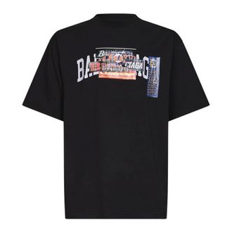 Balenciaga Herren, Oberteile, Schwarzk, 2XSGr&ouml;&szlig;e