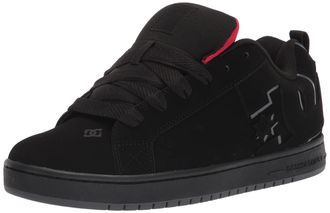 DC Herren Court Graffik Casual Low Top Shoe Sneaker Skate-Schuh, Schwarz Red, 39 EU