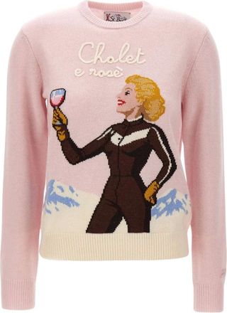 MC2 Saint Barth Pull New Queen - Femme - Pulls - Rose - Taille: 38 FR