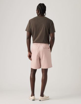 Levi's Boxershorts aus Baumwoll-Leinen in Rot-Rosa