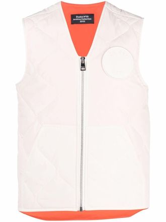 &Eacute;tudes Studio Gef&uuml;tterte Weste mit Logo-Patch - Nude