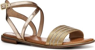 Geox Woman D SOZY PLUS F Sandals DK Gold, LT Gold 41 EU