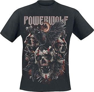 Powerwolf Dead Boys Dont Cry Homme T-Shirt Manches Courtes Noir XL
