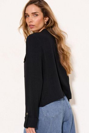 Lipsy Kurzjacke Lipsy verk&uuml;rzte Regular Fit Utility-Jacke (1-St)