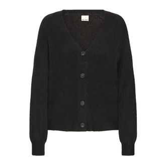 Ichi Strickjacke - - Knitwear - Damen - Schwarzk - XL