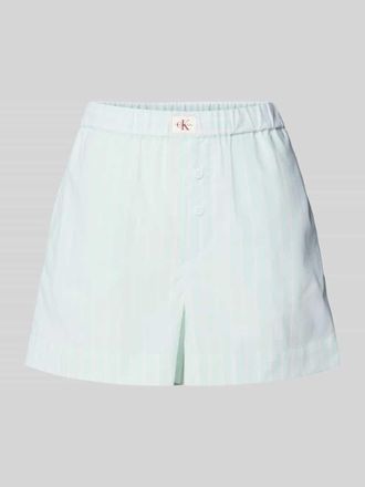 Calvin Klein Jeans Shorts mit elastischem Bund und Label-Detail