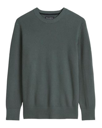 Marc O'Polo Rippstrick-Pullover aus Bio-Baumwolle, Regular Fit in