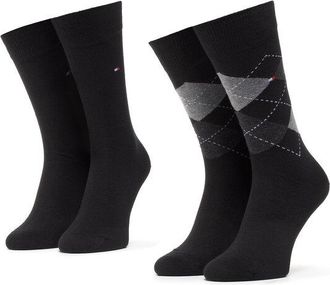 Tommy Hilfiger Lange Socken 100001495 Schwarz