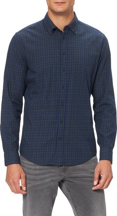 Seidensticker Herren Slim Fit Langarm Twill Hemd, gr&uuml;n, XS