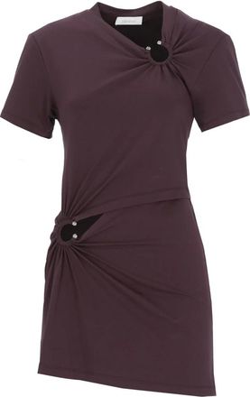 Paco Rabanne Femme, Robes, Violet, Taille: 40 FR Cutout-Ring Mini Dress