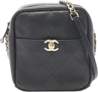 Chanel Pre-owned Sac bandouli&egrave;re vintage - Femme - Pre-owned - Noir - Taille: ONE Size