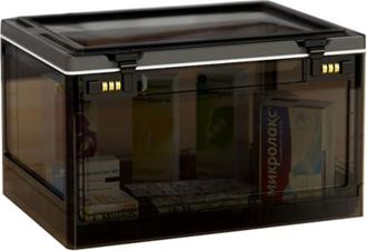 Generico Coffre-fort pour m&eacute;dicaments, bo&icirc;te de rangement transparente avec serrure - Bo&icirc;tes &agrave; serrure pour r&eacute;frig&eacute;rateur,Bo&icirc;te de rangement de m&eacute;decine avec s