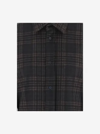 Darkpark Womens Shirt Blue-Grey-Red Polyester Blue/grey/red