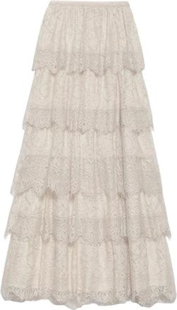 Aniye By Femme, Jupes, Beige, Taille: 40 FR Silva Lace Maxi Skirt
