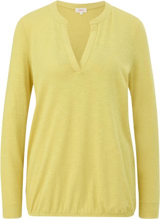 s.Oliver Herren 2135726 T-Shirt Langarm, 15W2 gelb, XL