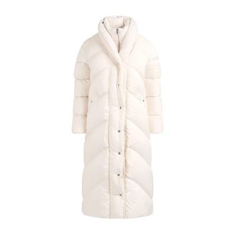 Add Piumino lungo - - Coats - Damen - Wei&szlig; - S