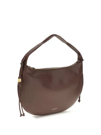 Coccinelle Womens Shoulder Bag Thess Berry Calf Leather