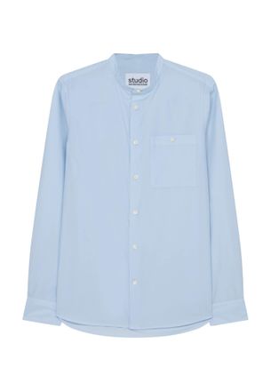 Seidensticker Studio Unisex Regular Fit Langarm Hemd, Hellblau, XXL