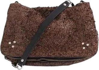 Jerome Dreyfuss Sac bandouli&egrave;re en cuir doccasion - Femme - Pre-owned - Brun - Taille: ONE Size