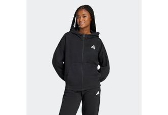 adidas Kapuzensweatshirt FUTURE ICONS SMALL LOGO FULL-ZIP mit Rei&szlig;verschluss