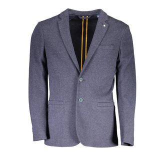 GANT Klassische Blaue Herrenjacke Mit Knopfverschluss - - Jackets - Herren - Blau - S