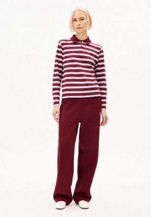 Armedangels Longsleeve STRIPE POLO Longsleeve Polo aus Bio-Baumwolle Loose Fit