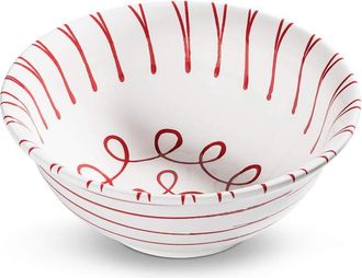 Gmundner Keramik Rotgeflammt Salatsch&uuml;ssel F&uuml;llmenge : 2 Liter Rotgeflammt Geschirr, handgemacht in &Ouml;sterreich