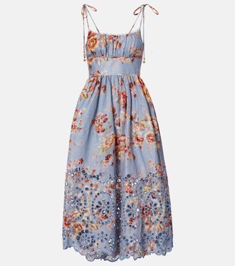 Zimmermann Midikleid Awaken aus Leinen