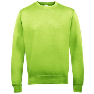 Awdis Herren Sweat Sweatshirt, Gr&uuml;n (Lime Green LIM), XXL