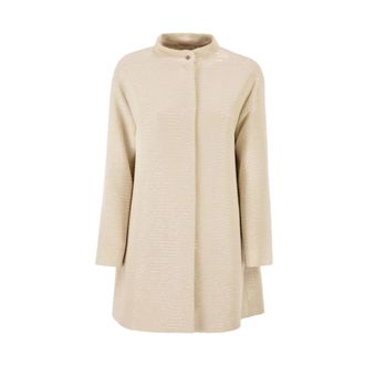 Herno Cappotto monopetto - - Coats - Damen - Beige - L