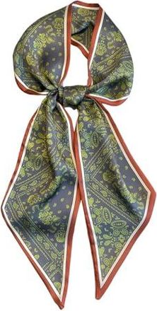 Generic Écharpe en mousseline de soie polyvalente légère et tendance parfaite pour cheveux cou et cravate style bohème sans couture emballage polyvalente tous