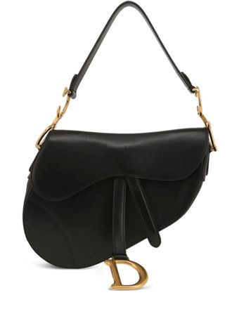 Dior sac port&eacute; &eacute;paule en cuir (2020) - Noir