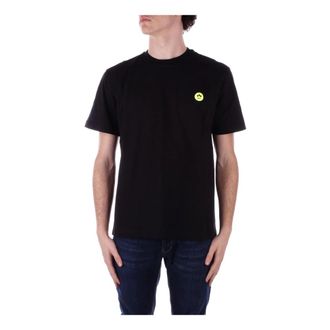 Barrow Schwarzes Logo T-Shirt Polo Unisex - - Tops - Herren - Schwarzk - L
