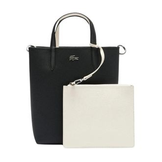 Lacoste Anna Reversible Vertical Tote - - Bags - Damen - Schwarzk - ONE SIZE