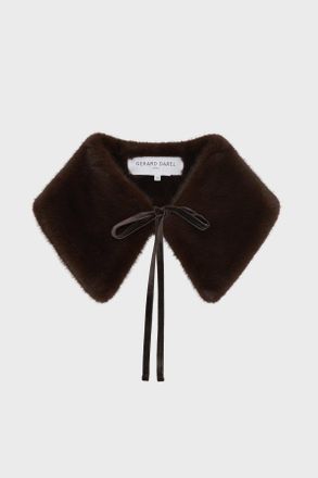 Gerard Darel Col en fausse fourrure - REVA - Marron