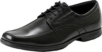 Generic Chaussures de mariage classiques vintage Derbys &agrave; lacets Oxford &agrave; bout pointu en cuir &agrave; talon bloc antid&eacute;rapant pour le bureau et les loisirs, Noir, 4