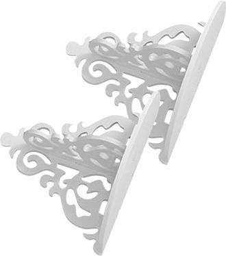 NUOBESTY 2 Stück Teiliges Wandmontiertes Aufbewahrungsregal Modernes Schwebendes Wandregal zur Dekoration und Aufbewahrung Vielseitiger Organizer für Wohnzimme