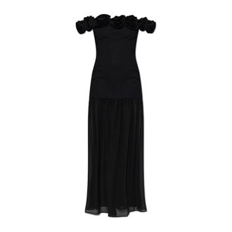 Rotate Rotate Birger Christensen, Femme, Robes, Noir, Taille: 40 FR Robe &eacute;paules d&eacute;nud&eacute;es