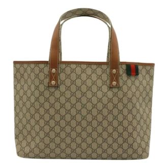 Gucci Sac cabas vintage GG Supreme Pre-owned - Femme - Pre-owned - Beige - Taille: ONE Size