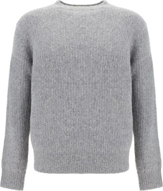 Sunflower Homme, Pulls, Gris, Taille: XL Pull en m&eacute;lange alpaga yak col rond