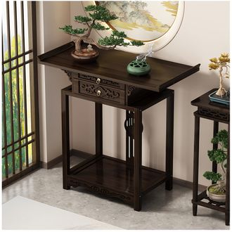 Generic Altartisch aus Bambus for Zuhause, pers&ouml;nlicher buddhistischer Schreinschrank mit Schubladen, Opfergabenschrank for den Gott des Reichtums zur Dekorat