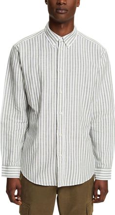 Esprit Herren 034ee2f303 Hemd, 345/Light Khaki, L