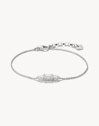 Thomas Sabo Bracelet - Argent&eacute; et blanc