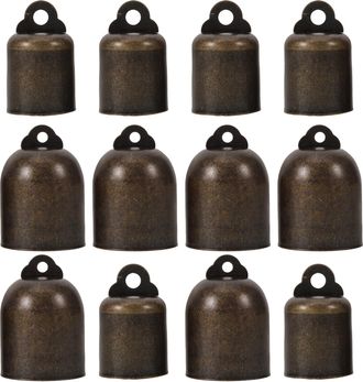 NUOBESTY 20 Bastelgl&ouml;ckchen f&uuml;r DIY-Projekte: Vintage-Eisengl&ouml;ckchen, kunstvoll antik, f&uuml;r Hochzeitsdekoration, Hundetraining, Weihnachtsschmuck, Stubenreinhei