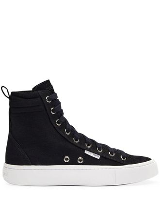 Courrèges Canvas 01 High-Top-Sneakers - Schwarz