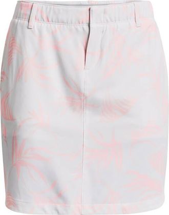 Under Armour Damen UA Links Stoff-Skort mit Aufdruck